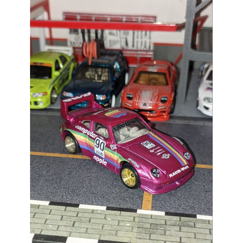 Jual Hot wheels porsche 993 GT 2 custom apple computer rwb | Shopee ...