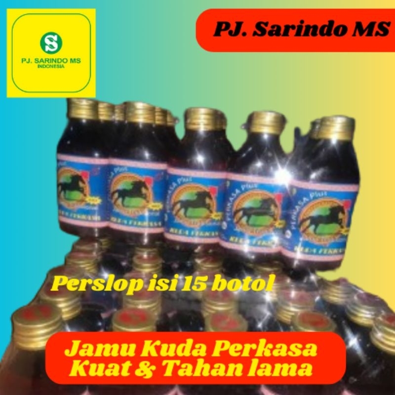 Jual jamu herbal kuda perkasa perslop 15 botol | Shopee Indonesia