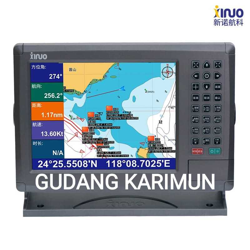 Jual Xinuo XF-1069B GPS AIS Class B 10 inch + Antenna VHF Komplit ...