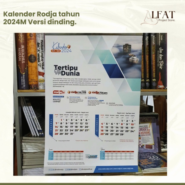 Jual Kalender Rodja tahun 2024M (1445H-1446H). | Shopee Indonesia