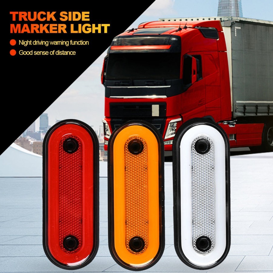 Jual Lampu Bak Samping Side Lamp Truk Bus 12v 24v Universal Terang Putih Merah Kuning | Shopee ...