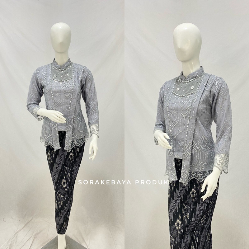 Jual Kebaya modern kutu baru kerah sanghai kebaya wisuda payet | Shopee Indonesia