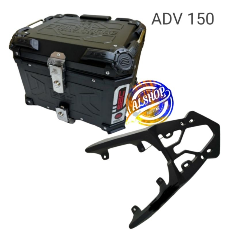Jual PAKETAN BOX SEC DAN BREKET BOX HONDA ADV 150 BOX SEC STRIKE FORCE ...