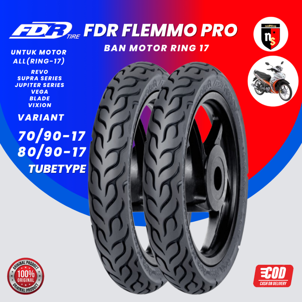 Jual FDR Flemmo Pro Ring 17 TubeType (TT) | Shopee Indonesia