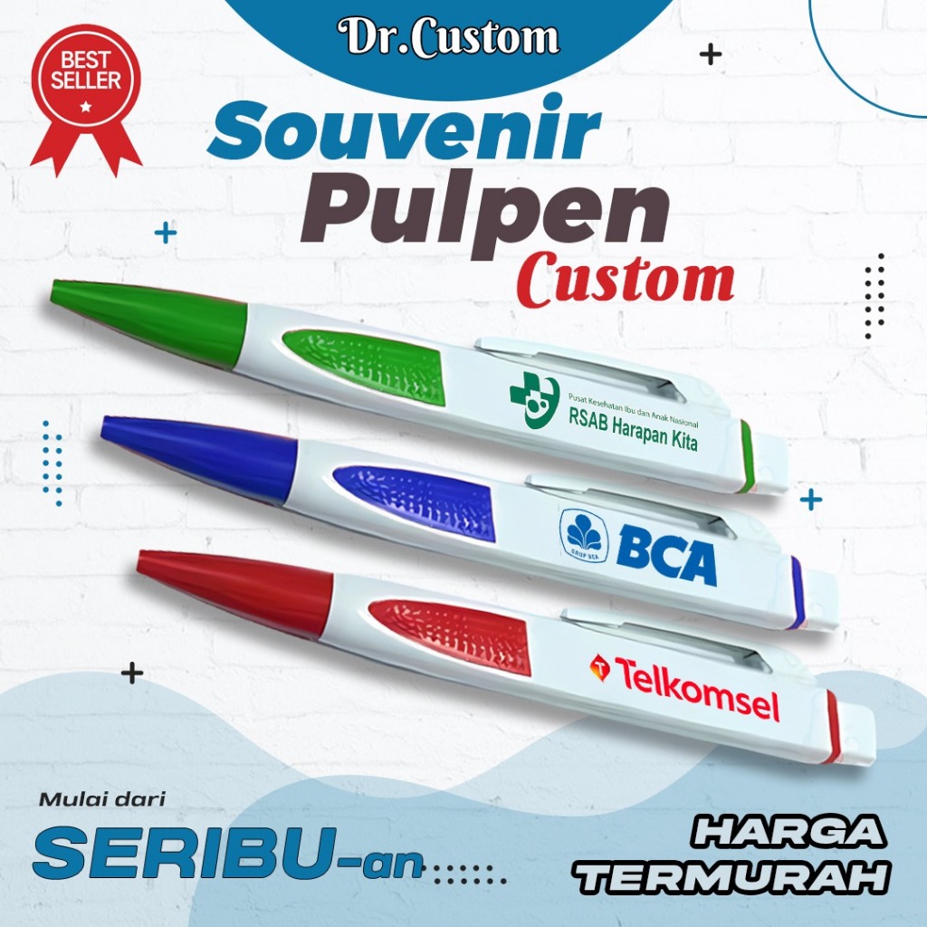 Jual Custom Pulpen Sovenir-Pulpen Sovenir Sablon-Sablon Pulpen | Shopee ...
