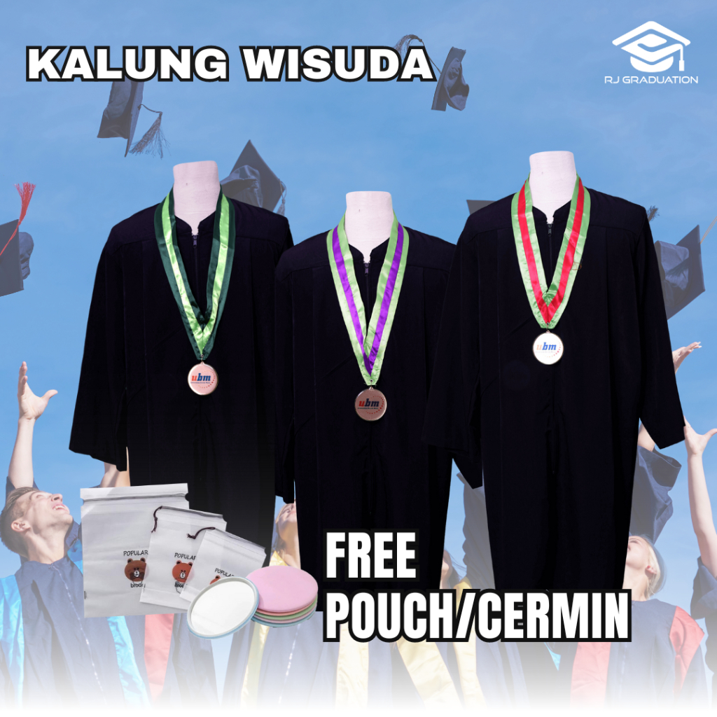 Jual [PROMO] KALUNG WISUDA/CUSTOM MEDALI/SAMIR WISUDA/KALUNG WISUDA RUMBAI | Shopee Indonesia
