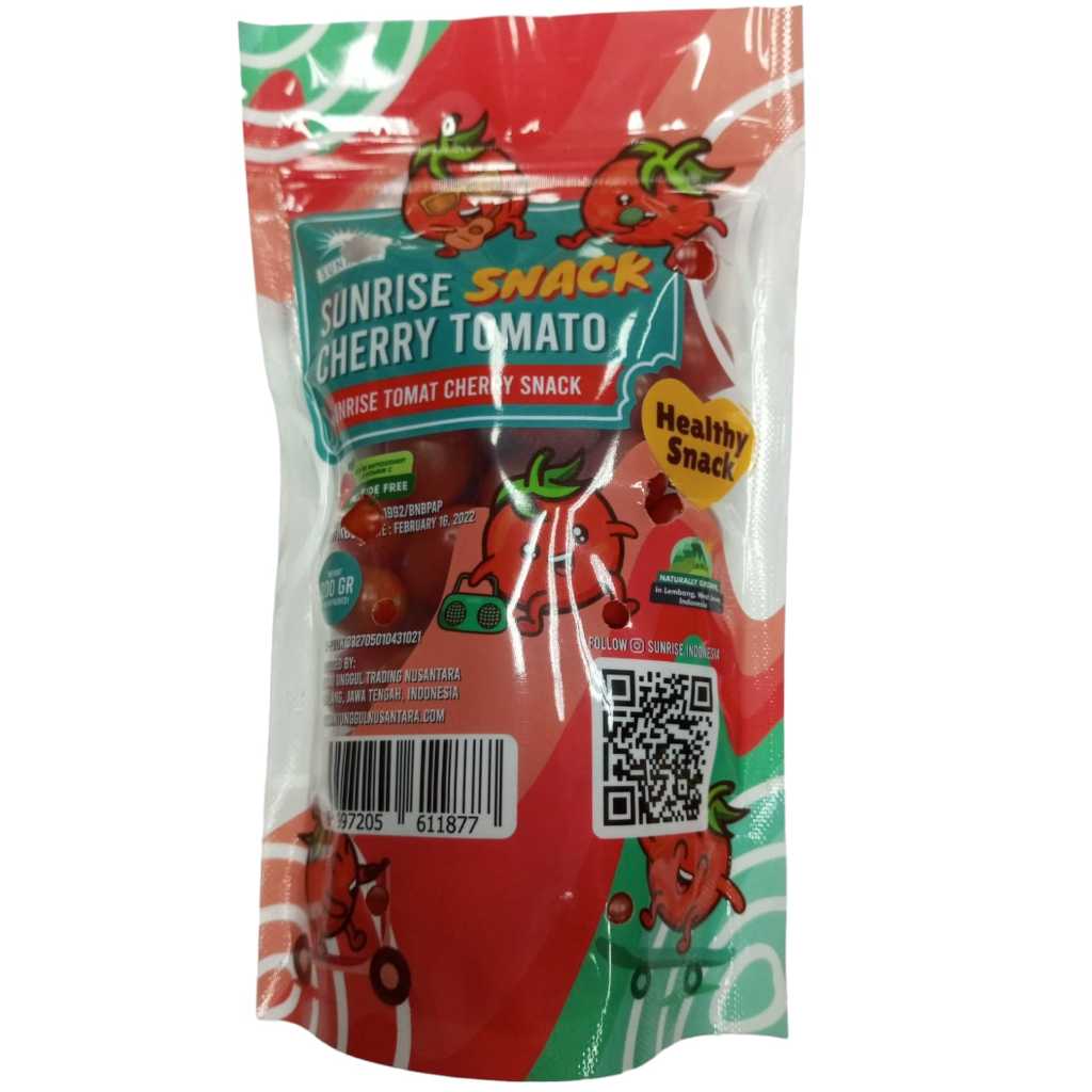 Jual Sunrise Red Cherry Tomato Snack 200 Gr | Shopee Indonesia