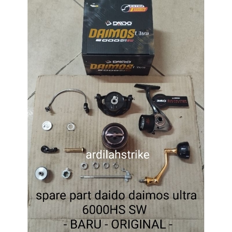 Jual spare part reel daido daimos ultra 6000HS SW - BARU - | Shopee ...