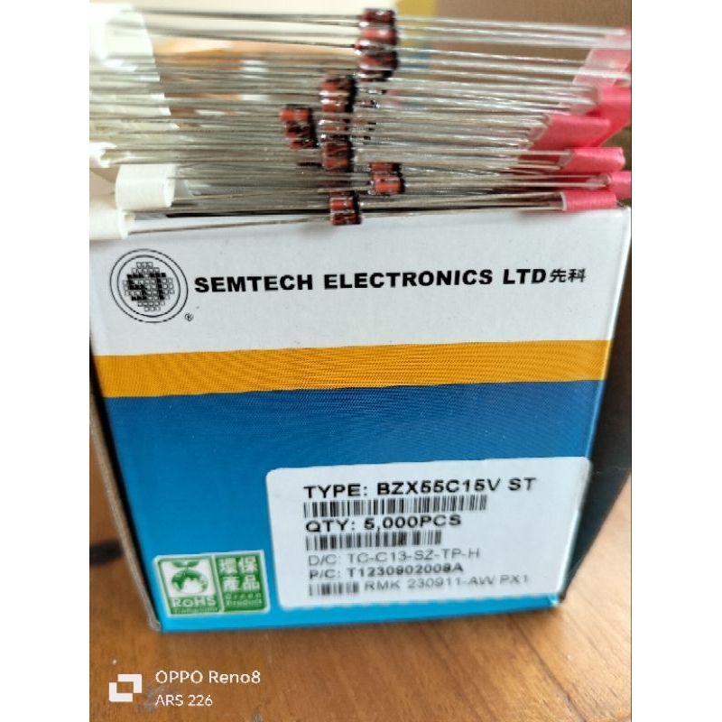 Jual DIODA ZENER 1/2W 15V SEMTECH | Shopee Indonesia