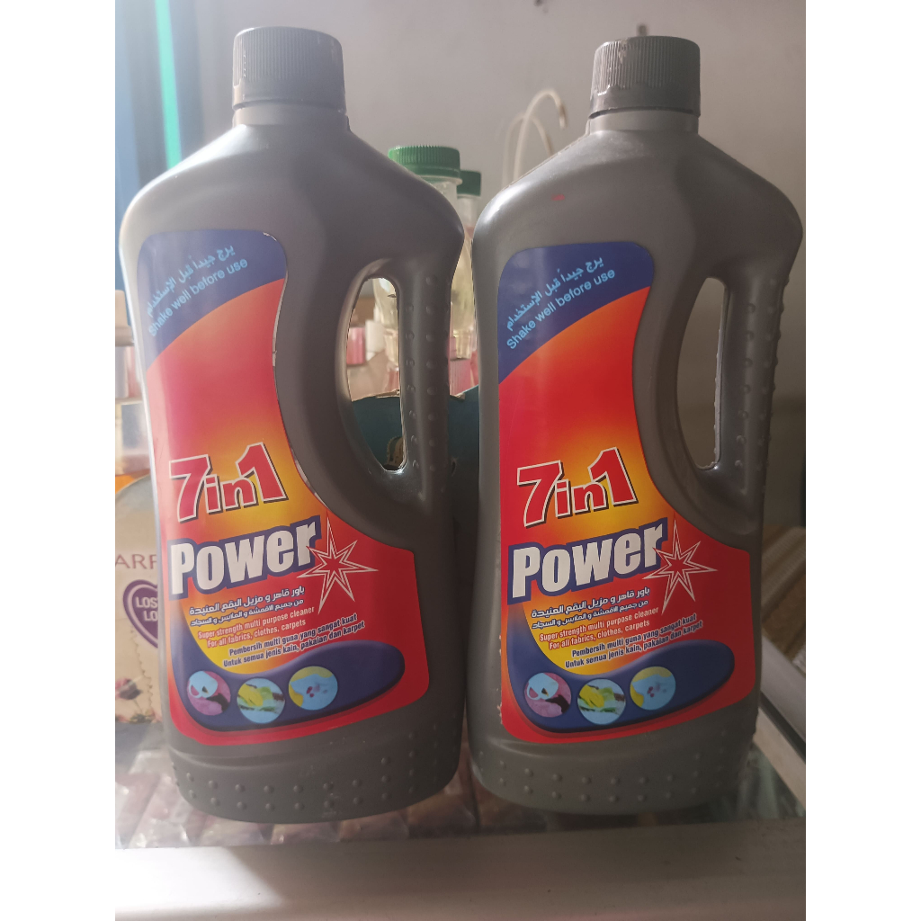 Jual POWER 7 in 1 MERAH power degrease stain remover my way penghilang noda pakaian 480 ml ...