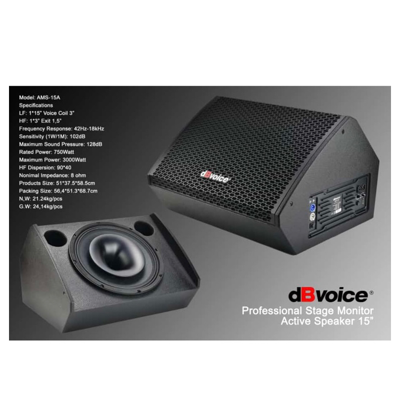 Jual Speaker Aktif dB Voice AMS 15 A Original 15 inch Monitor dBVoice ...