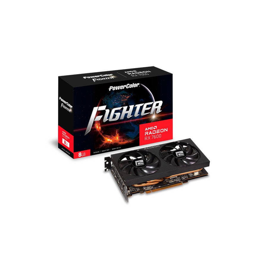 Jual PowerColor Radeon RX 7600 8GB Fighter | Shopee Indonesia