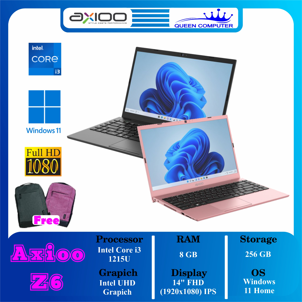 Jual Laptop Axioo Mybook Z6 Core i3 1215U 8GB 256GB 14" W11 HOME | Shopee Indonesia