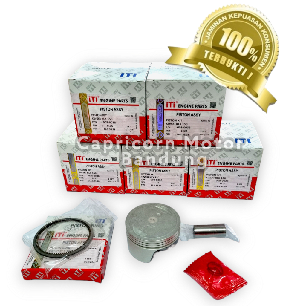 Jual Piston Kit KLX 150 ITI OVERSIZE STD 25 50 75 100 | Shopee Indonesia