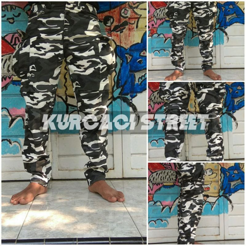 Jual CELANA ALPIN/CARGO DORENG ARMY PUTIH PANJANG BY KURCACI STREET ...