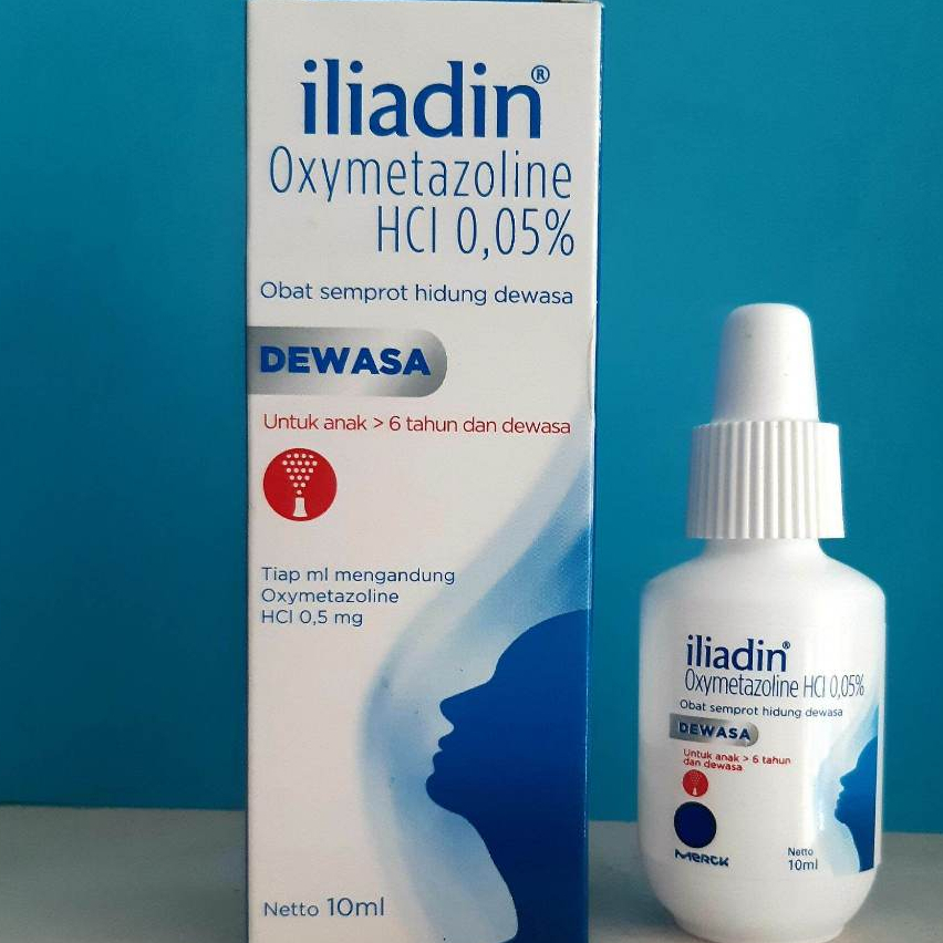 Jual ILIADIN TETES HIDUNG DEWASA 10ML / TETES HIDUNG DEWASA 6 TAHUN ...