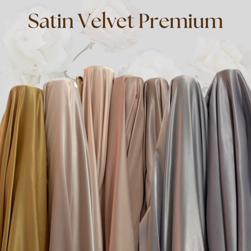 Jual Kain Satin Silk Saten Inner Kebaya Furing Bisa Untuk Background ...