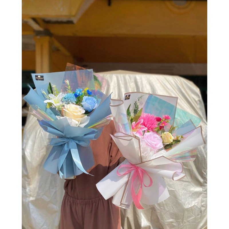 Jual (Ready Stock) Buket Bunga Hologram|Buket Valentine|Buket Bunga ...