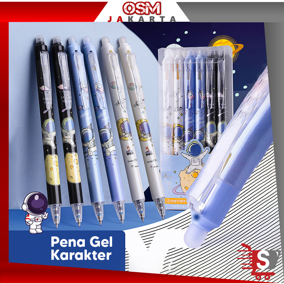 Jual OSM JKT S6080 Pena Gel Karakter / Pena Aesthetic Edition Kartun ... Jual OSM JKT S6080 Pena Gel Karakter / Pena Aesthetic Edition Kartun ...