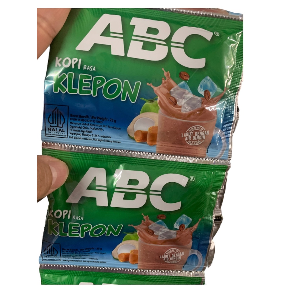 Jual ABC Kopi rasa Klepon 1renceng 10sachet | Shopee Indonesia