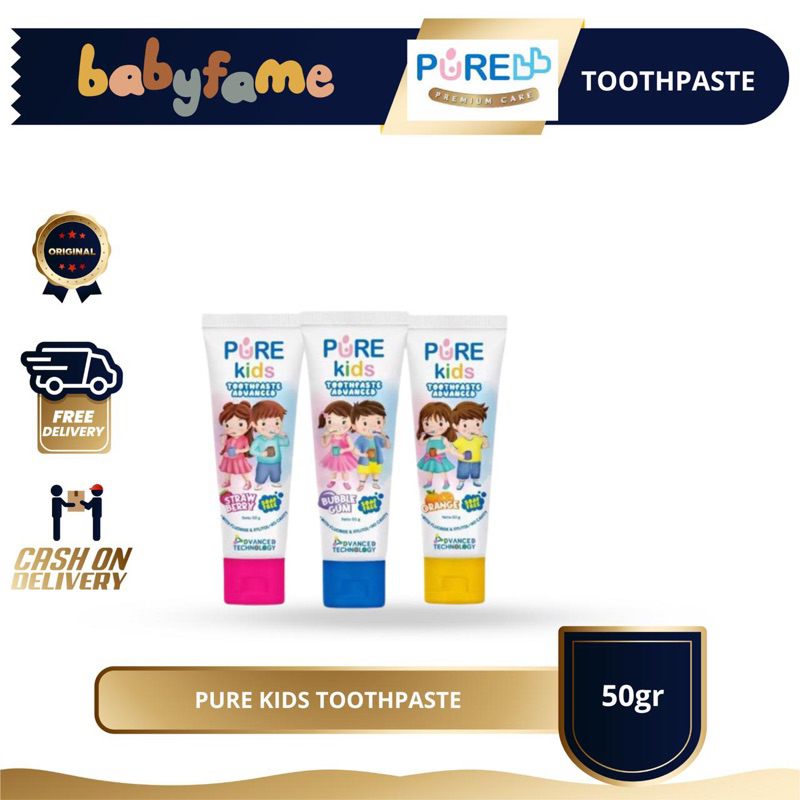 Jual PURE KIDS TOOTHPASTE ADVANCED | 50G | PASTA GIGI ANAK | Shopee ...