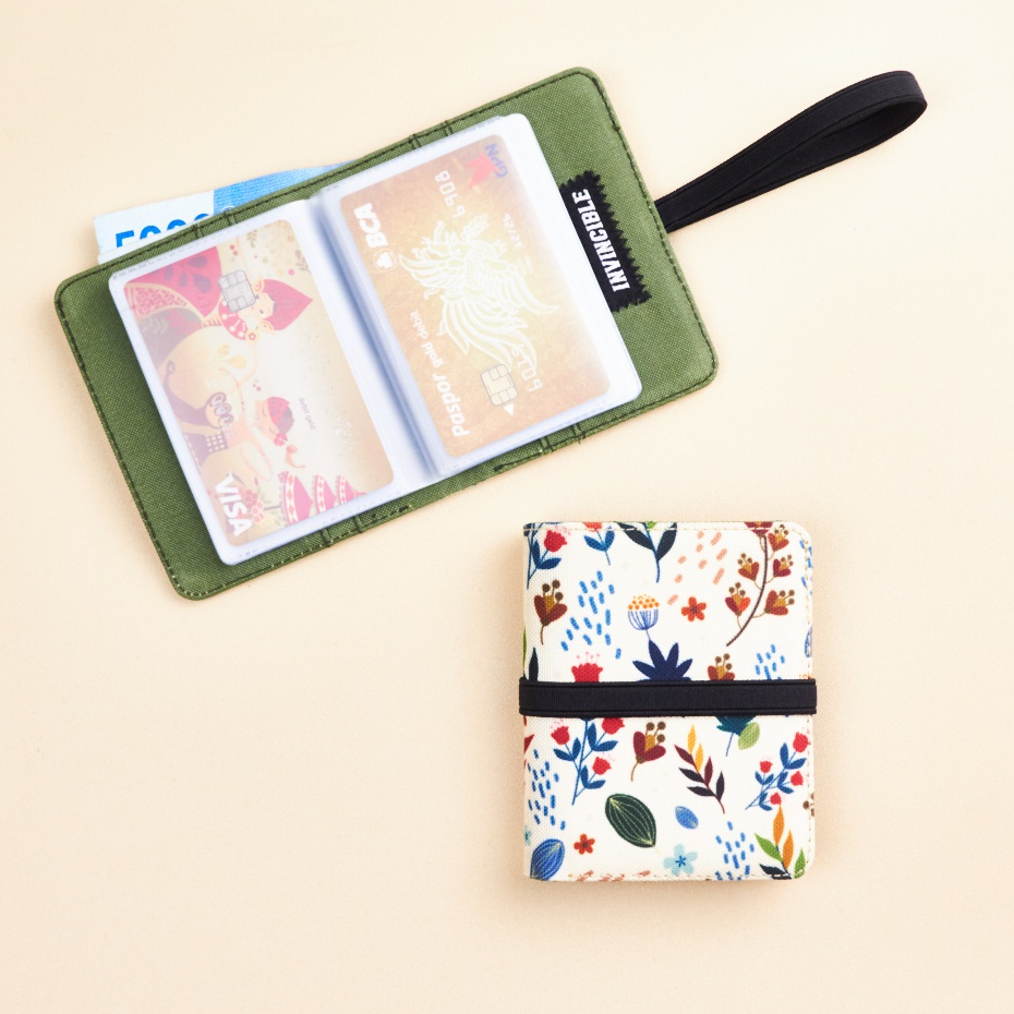 Jual Dompet Card Holder Mika Wallet Mini Tempat Kartu Dan Uang Atm Emas ...
