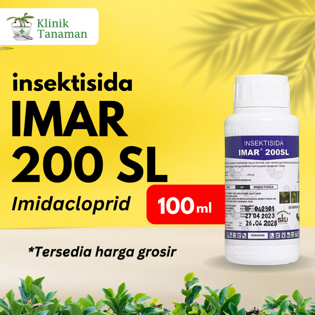 Jual Obat Hama Imar 200 SL 100ml Pembasmi Hama Kutu Putih, Kutu Daun, Belalang, Wereng ...