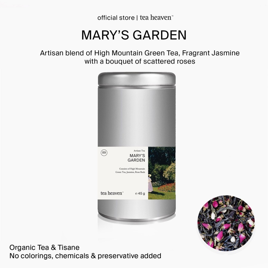Jual Tea Heaven Artisan Tea Blend / Mary's Garden / Tea Heaven Gift ...