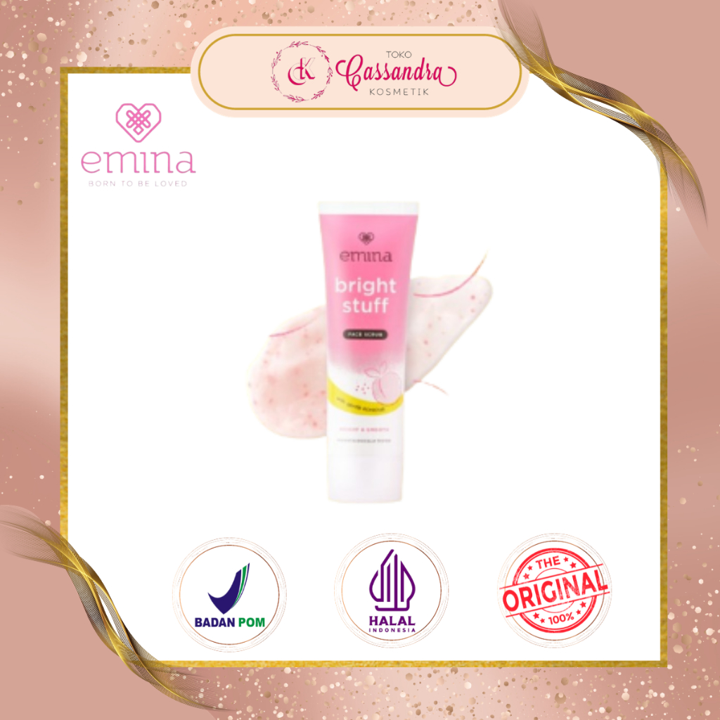 Jual EMINA BRIGHT STUFF FACE SCRUB 50ML | Shopee Indonesia