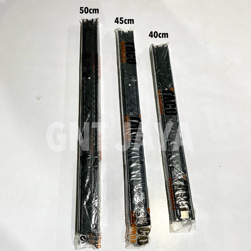 Jual 1PASANG 2pcs REL TACO DOUBLE TRACK rel laci hitam BBS007 40 45 50 rail lemari dapur kitchen ...