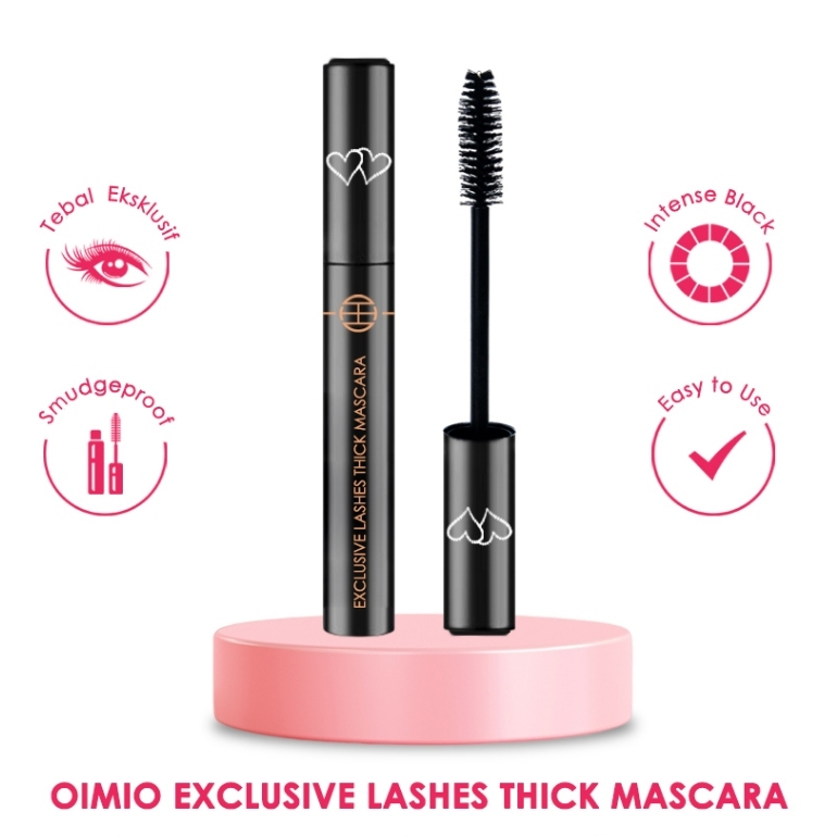 Jual OiMiO Exclusive Lashes Thick Mascara (Hitam) | Shopee Indonesia