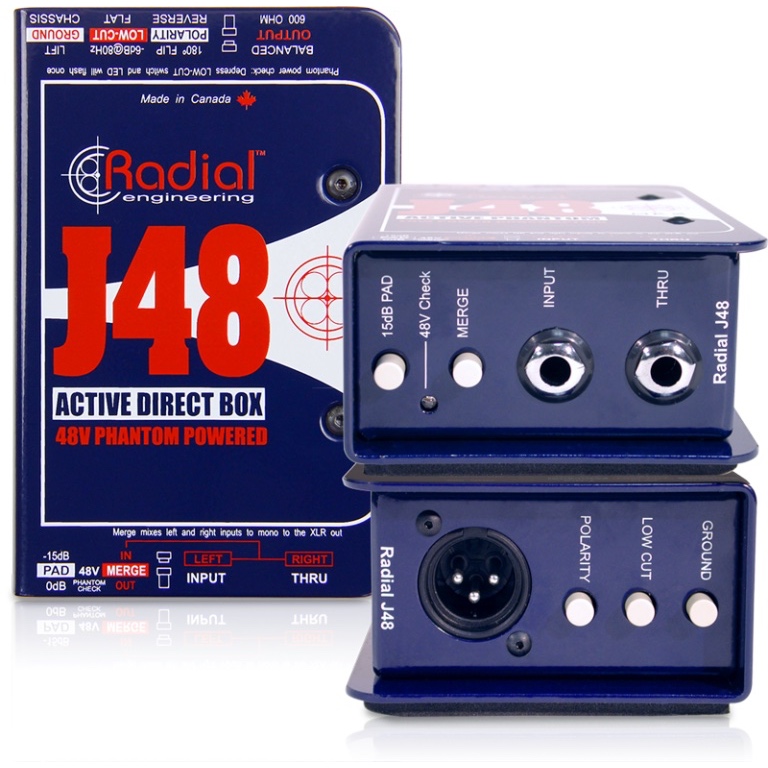 Jual Radial J48 1-channel Active 48v Direct Box | Shopee Indonesia