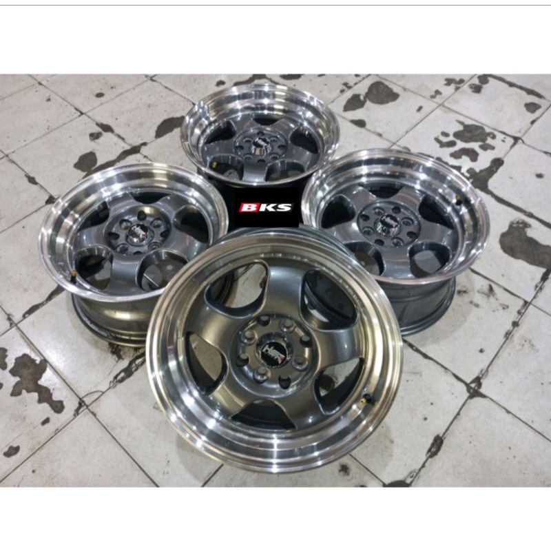 Jual Velg Bekas Racing Hsr Brisket Ring 15 Cocok Brio Yaris Ayla Sigra Avanza Xenia Livina ...