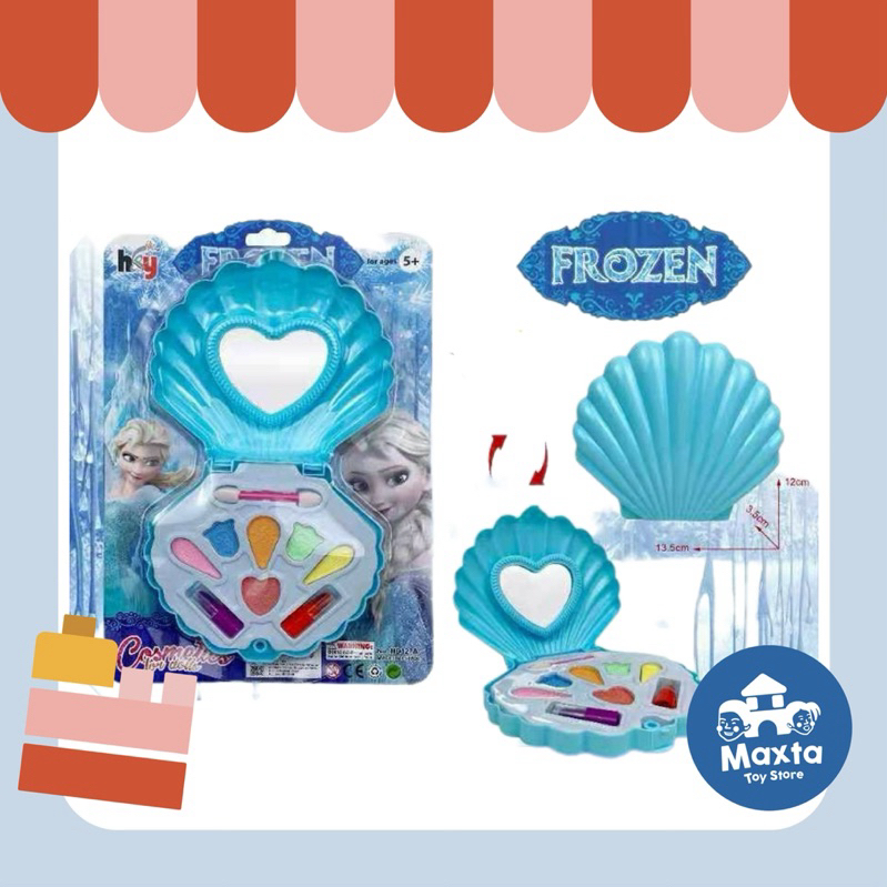 Jual Mainan Makeup Anak Karakter Frozen & Mermaid Bentuk Kerang ...