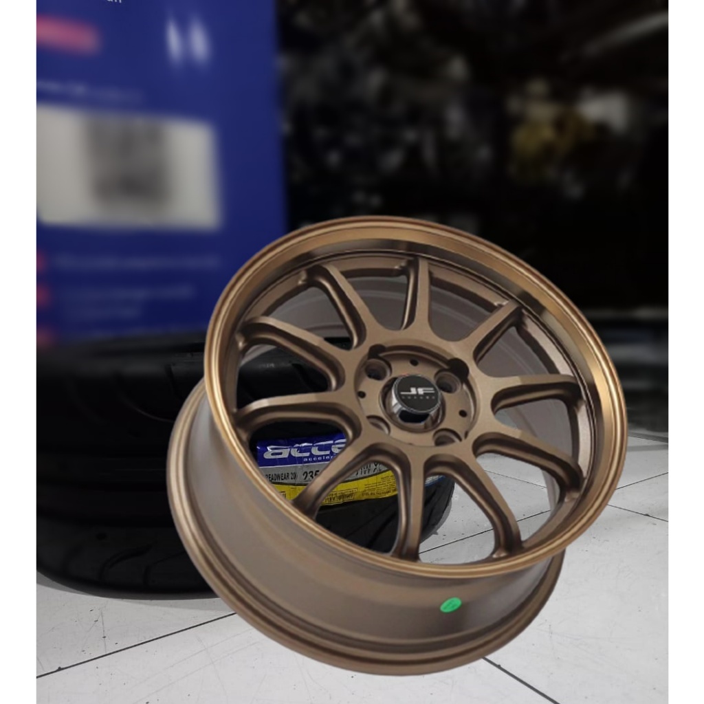 Jual velg ring 15 WORK ZR10 velg mobil racing r15 pcd 4x100 pnp mobilio,yaris,brio,agya,calya ...