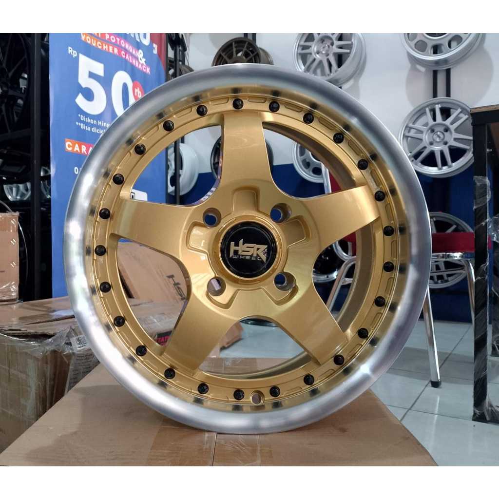Jual Velg Mobil R15 Hsr Bob Pcd 4x114,3 Et42 Buat Avanza Livina Kijang Evalia Galant | Shopee ...