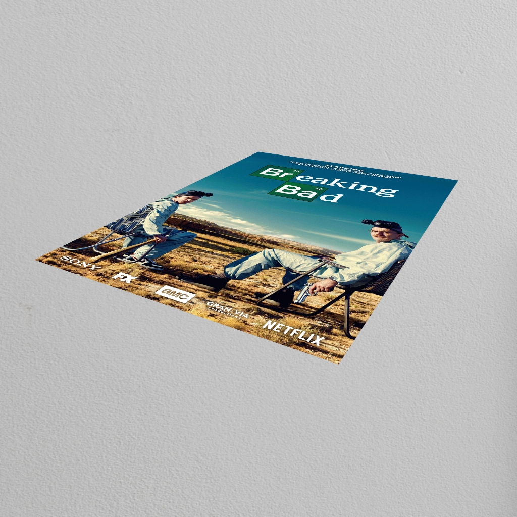 Jual Poster + Frameblock / Bingkai Ukuran 45x30 / 60x40 : BREAKING BAD ...