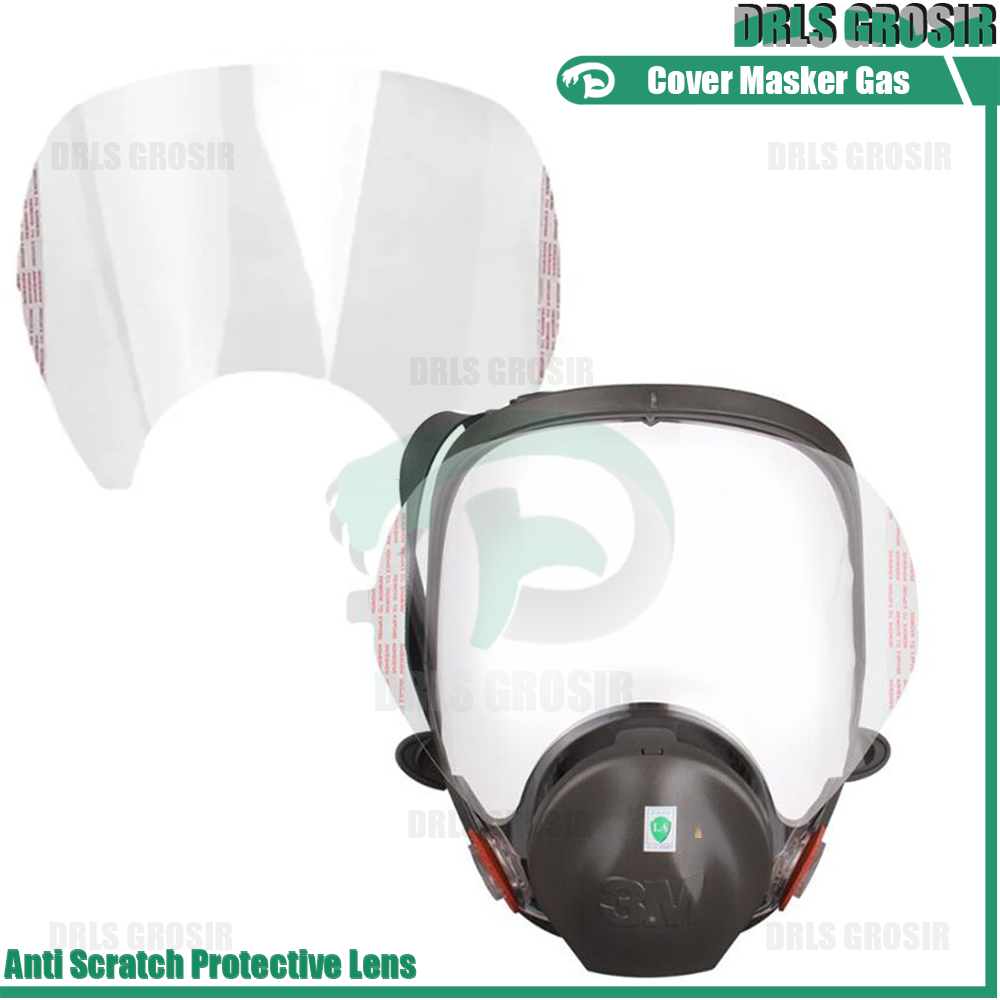 Jual 3M Lensa Pelindung Masker Gas Respirator Anti Scratch Protective ...