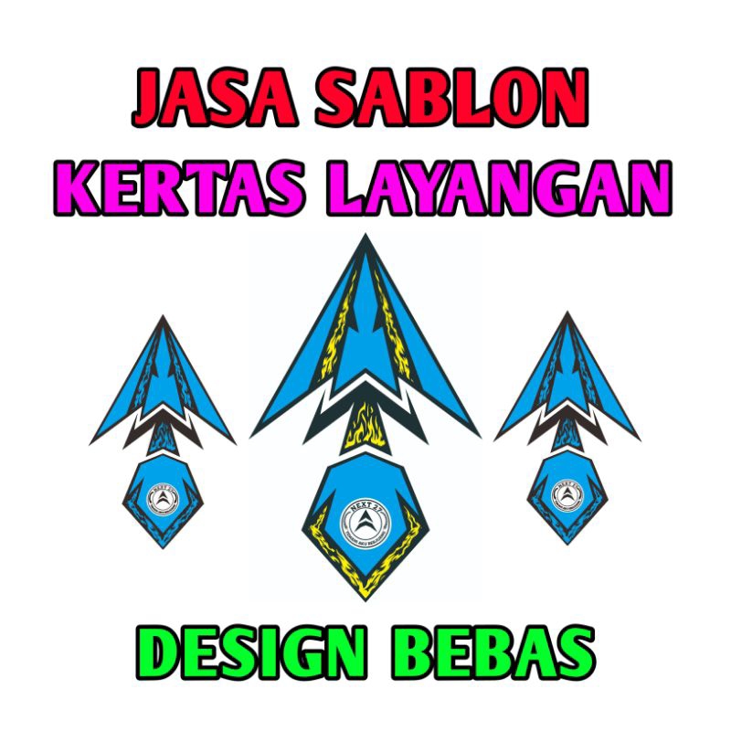 Jual Sablon Kertas Layangan Design Bebas Minimal 300 Pcs | Shopee Indonesia