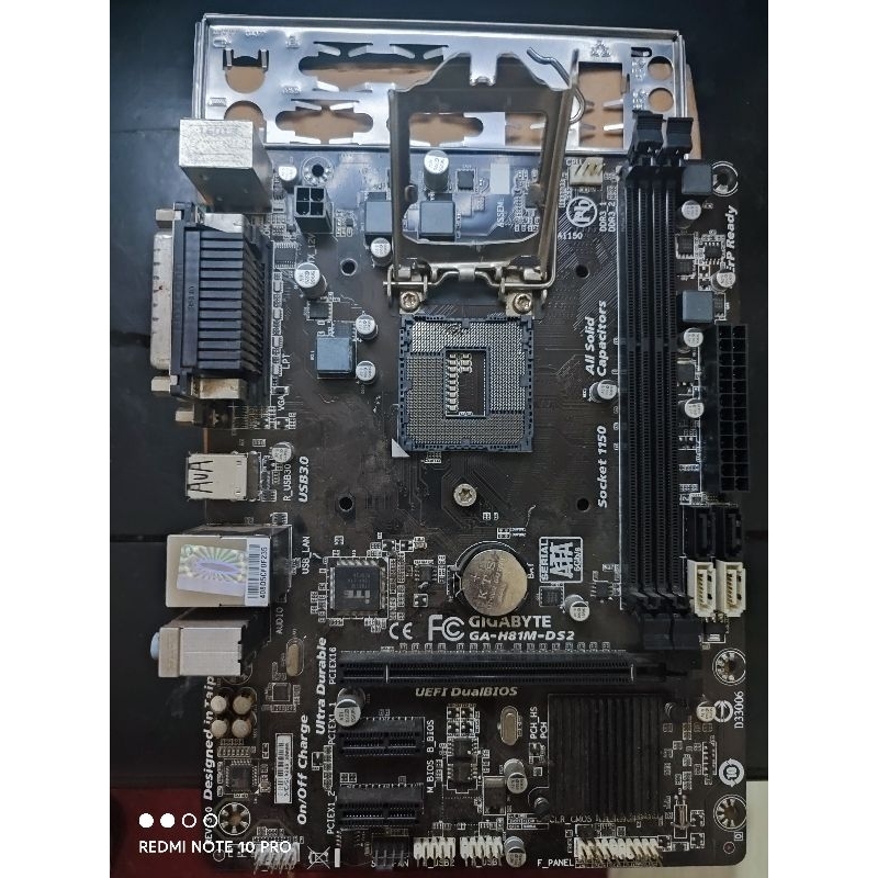 Jual Motherboard Gigabyte H81M-DS2 REV 3.0 (LGA 1150) MINUS | Shopee ...