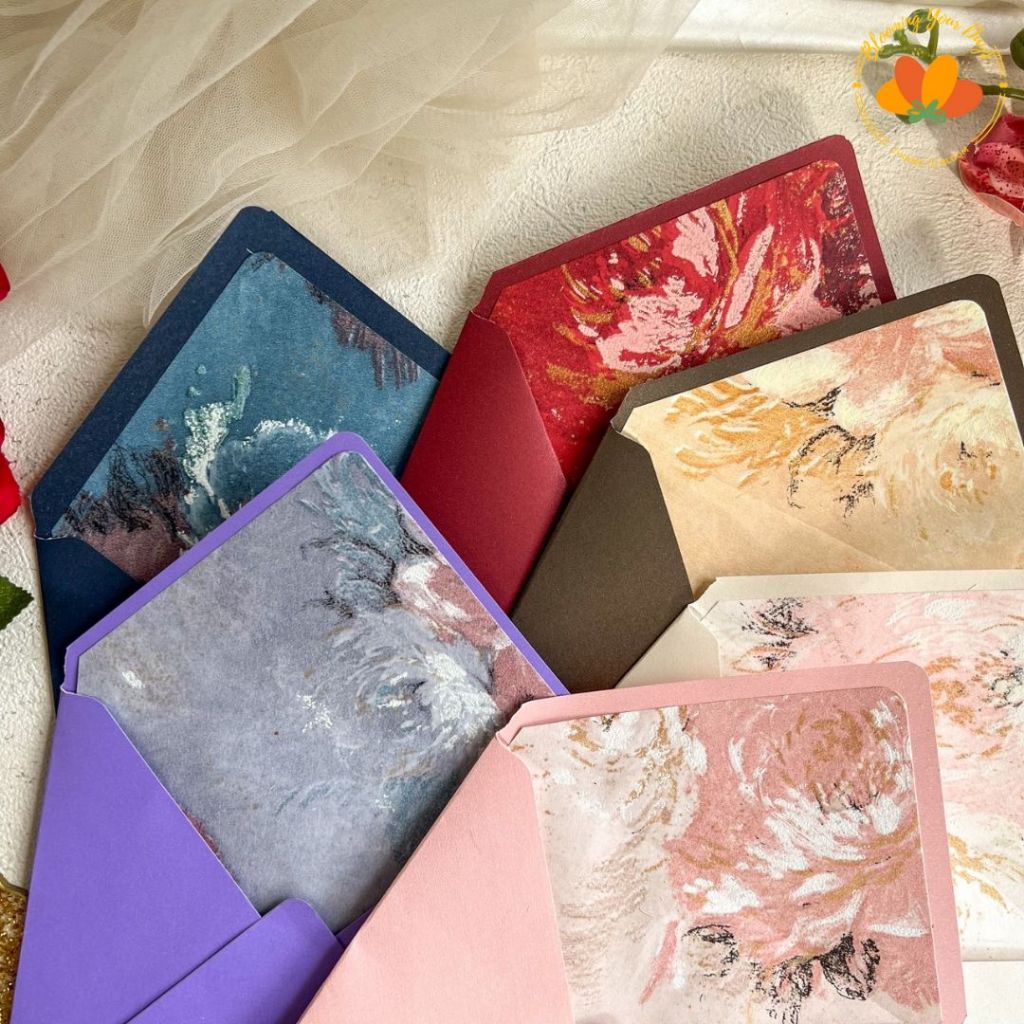 Jual amplop bunga amplop undangan kartu ucapan amplop aesthetic floral ...