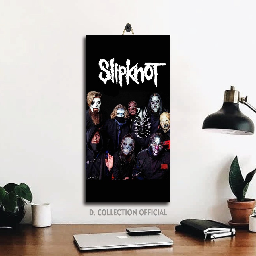 Jual Dekorasi Kamar Cowok Personil Band Slipknot 15X30 | Poster Dinding ...