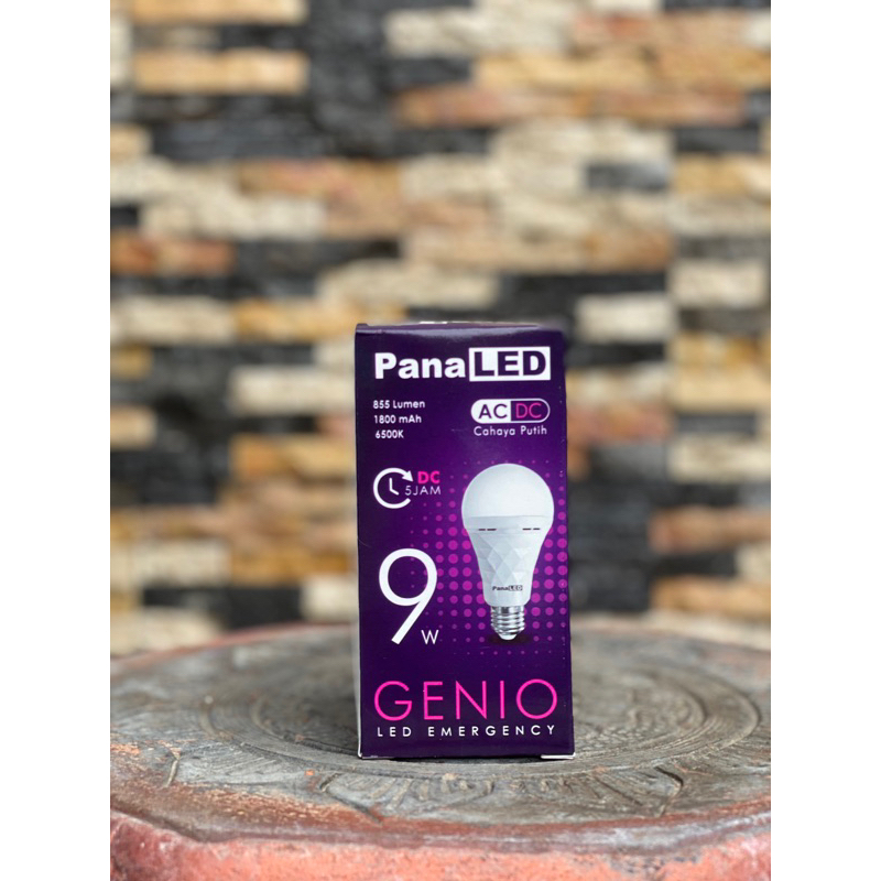 Jual LAMPU LED EMERGENCY PANALED GENIO 9W PUTIH | Shopee Indonesia