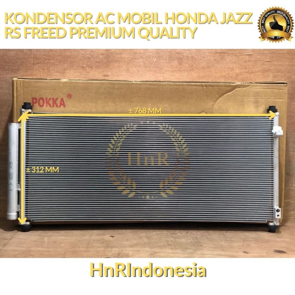 Jual Kondensor AC Mobil Honda Jazz RS Freed CONDENSOR PREMIUM QUALITY ...