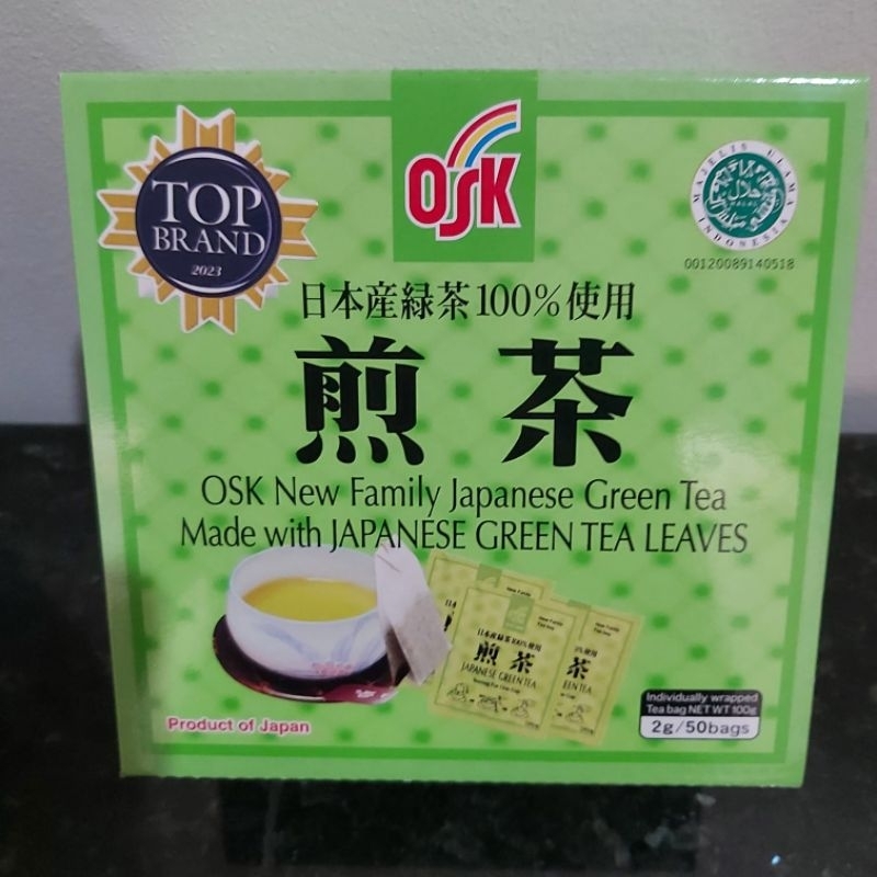 Jual OSK Japanese Green Tea 1Box 50pcs ORIGINAL / Teh Hijau Jepang 1 ...