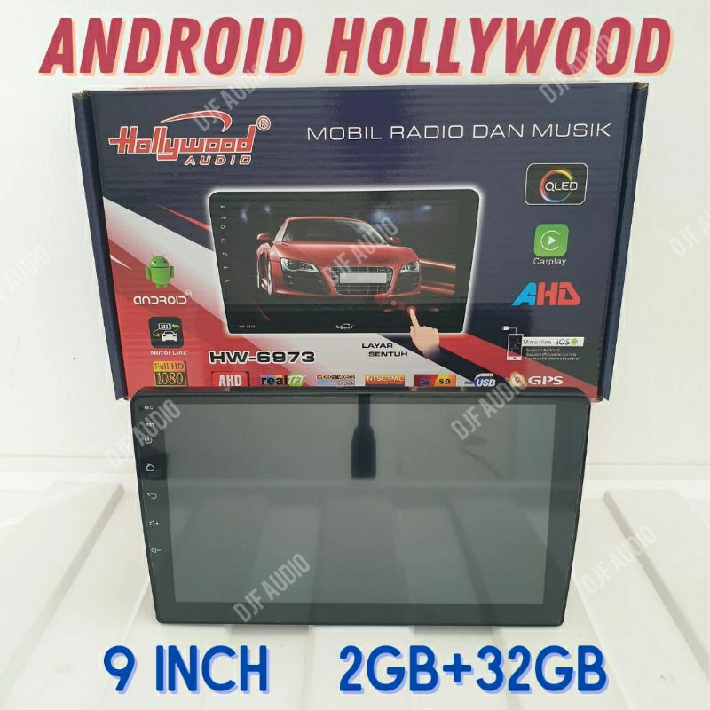 Jual Head Unit Android Hollywood Hw 6973 9 Inch 9 Ram 2gb 32gb