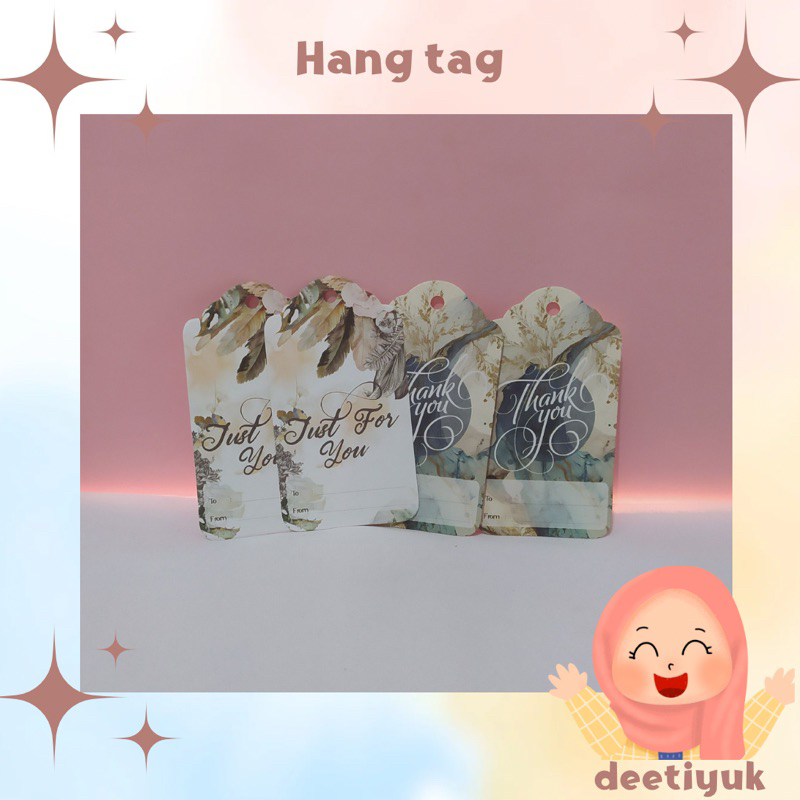 Jual Hang tag Hampers| Kartu Ucapan Parcel dan Hampers | Hang tag Idul ...