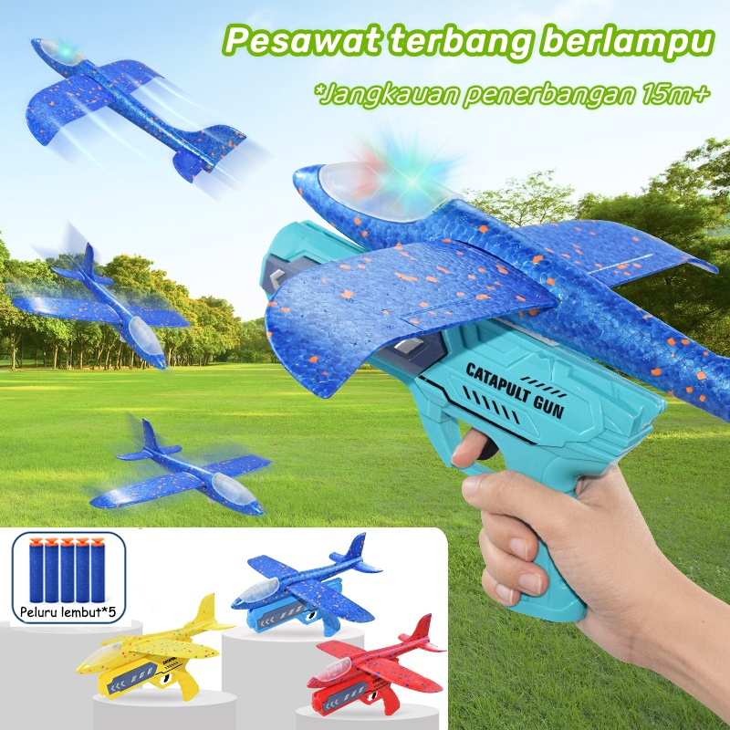 Jual Mainan Pistol Penembakan Pesawat Busa/ Mainan Anak Laki-laki ...