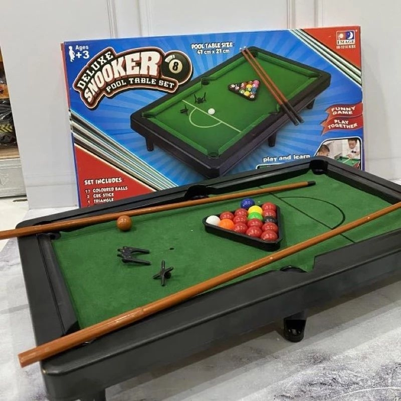 Jual Mainan billiard game JUMBO BESAR deluxe snooker pool table biliard ...