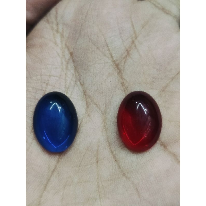 Jual Batu Obsidian Siam & Safir Dimensi Batu 13mmx18mm | Shopee Indonesia